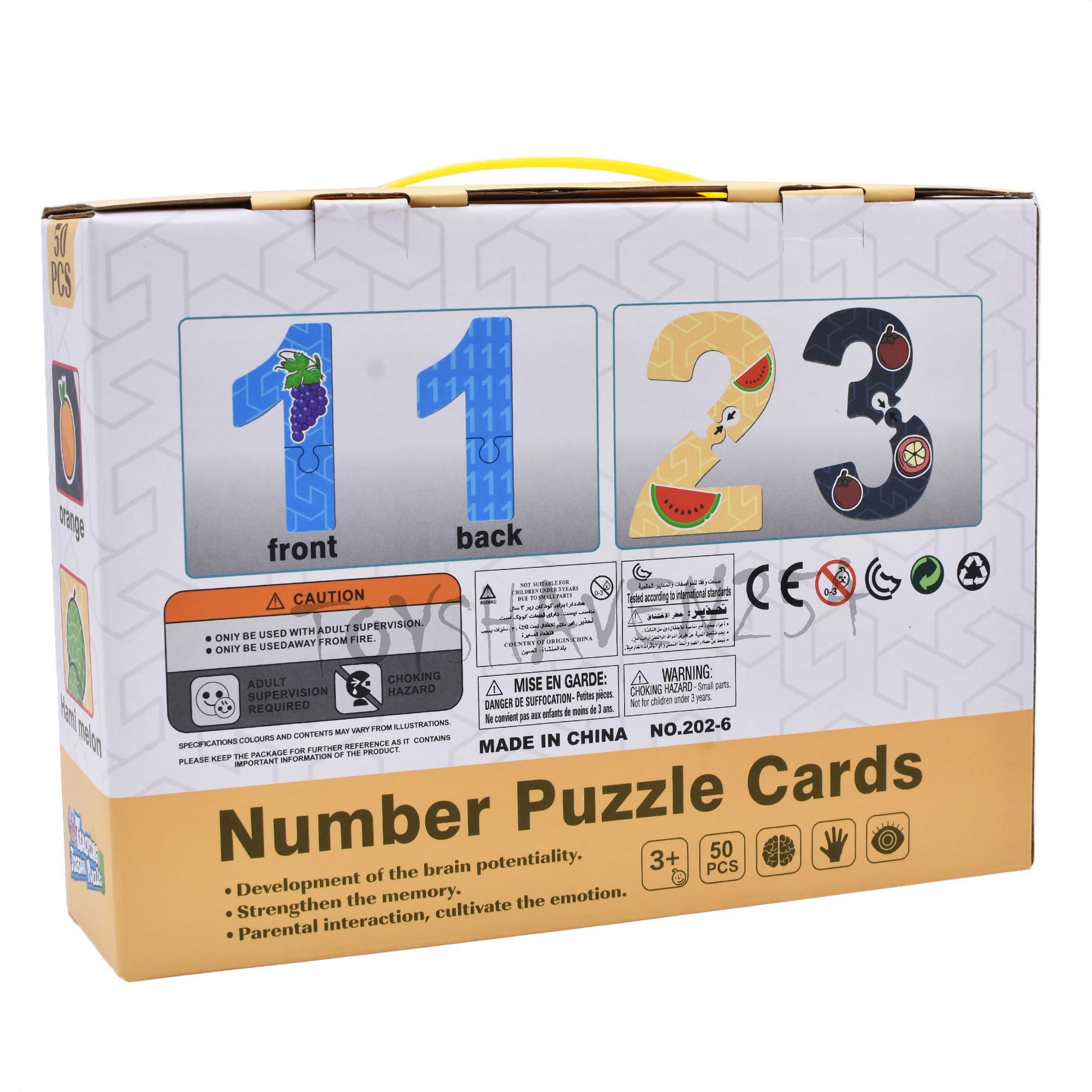 Numbers Puzzle Cards – Toys Haven 254