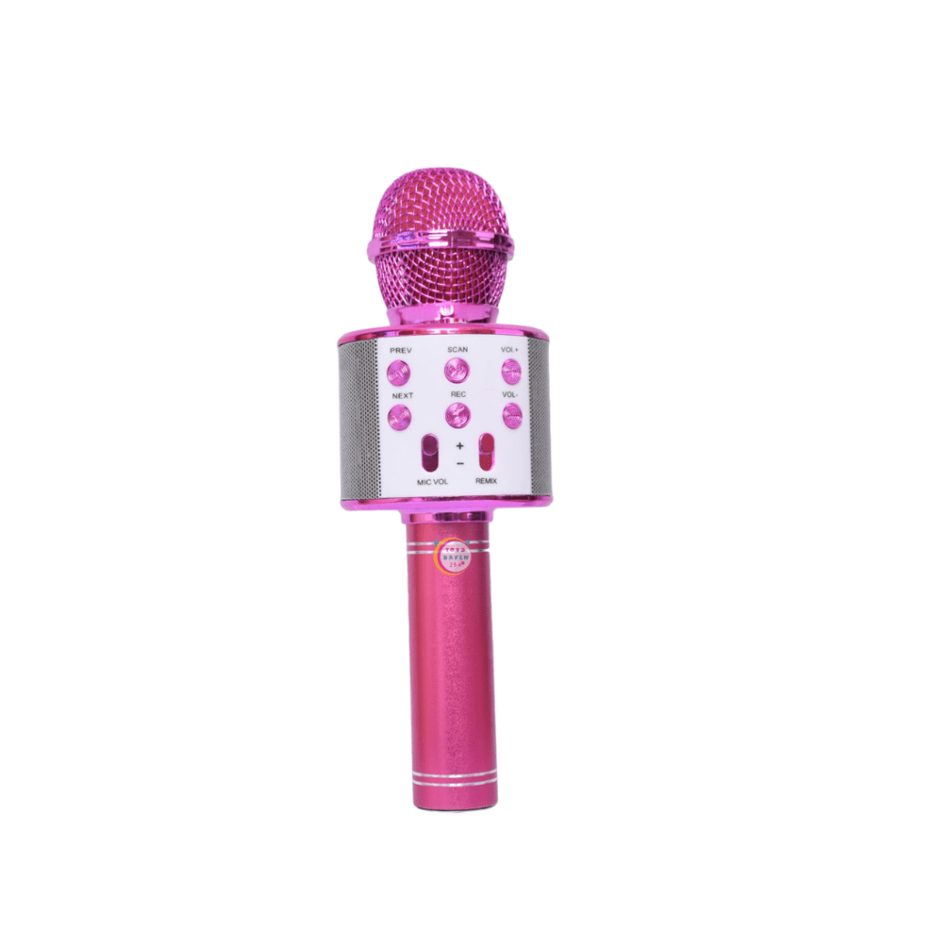 Handheld KTV Wireless Microphone HIFI Speaker – Pink – Toys Haven 254