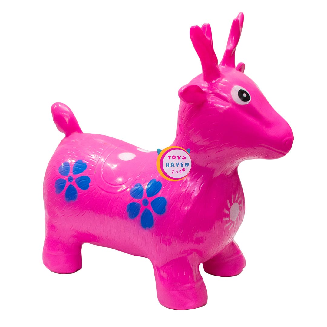 Inflatable pink bouncing horse – Toys Haven 254