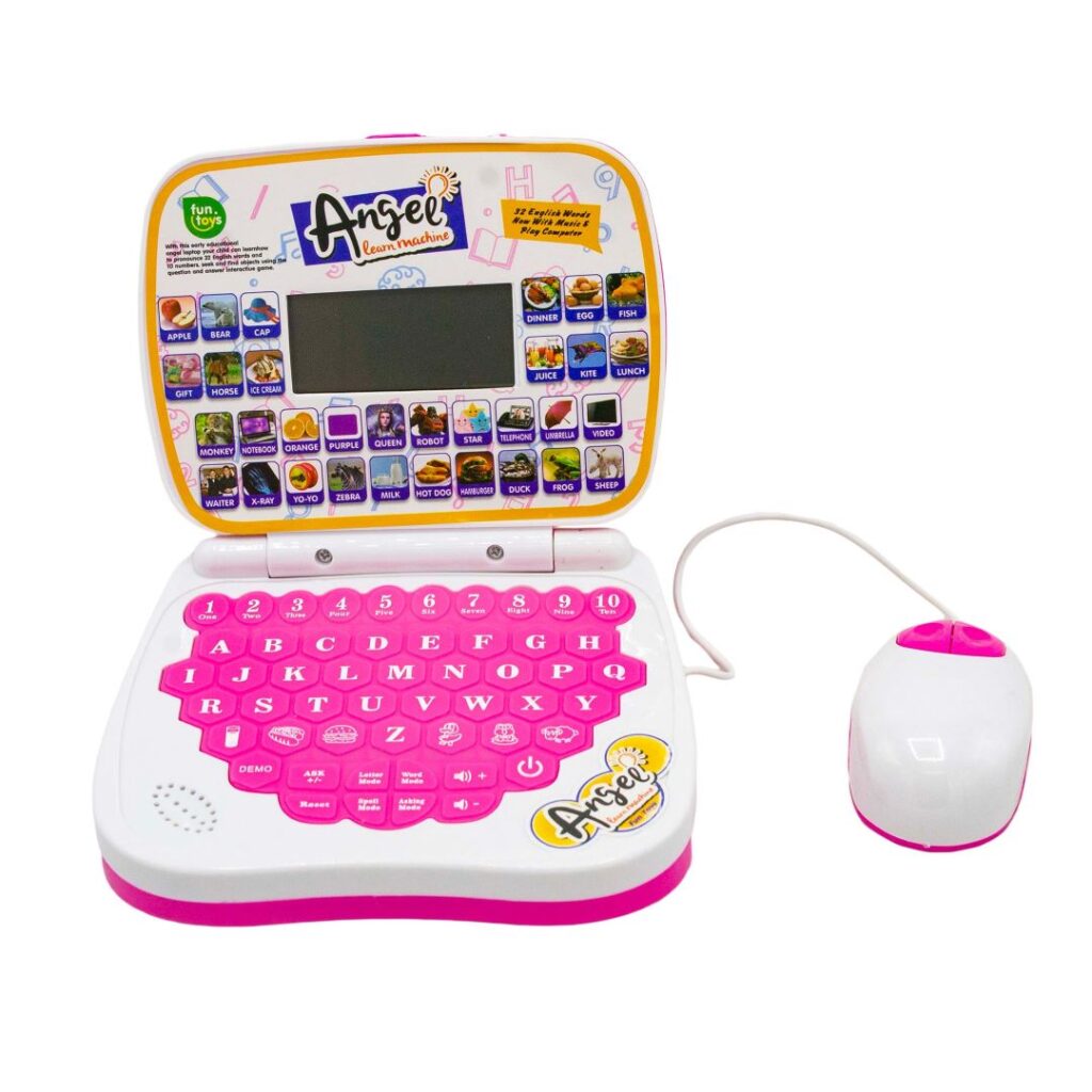 Educational laptop – Pink – Toys Haven 254